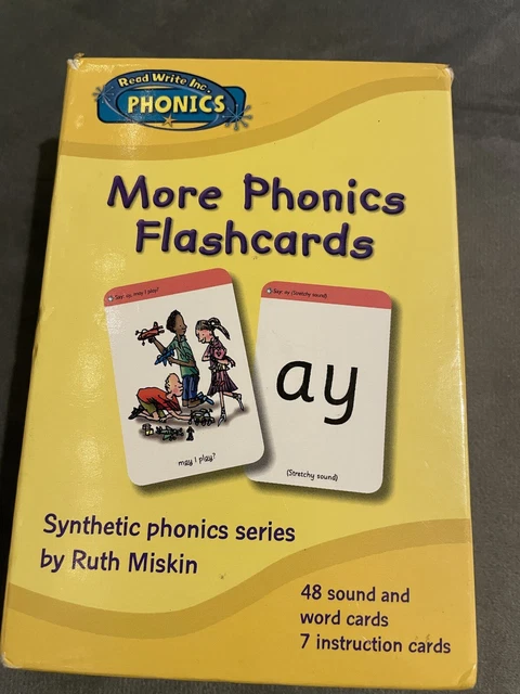 READ WRITE INC. Phonics: More Phonics Flashcards £5.00 - PicClick UK