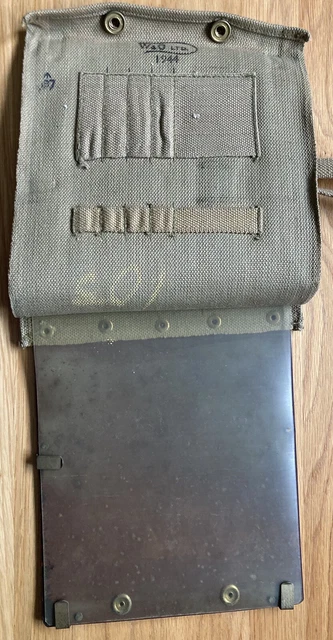 E36 ORIGINAL WW2 British Army Webbing Map Case Dated 1944. £35.00 ...