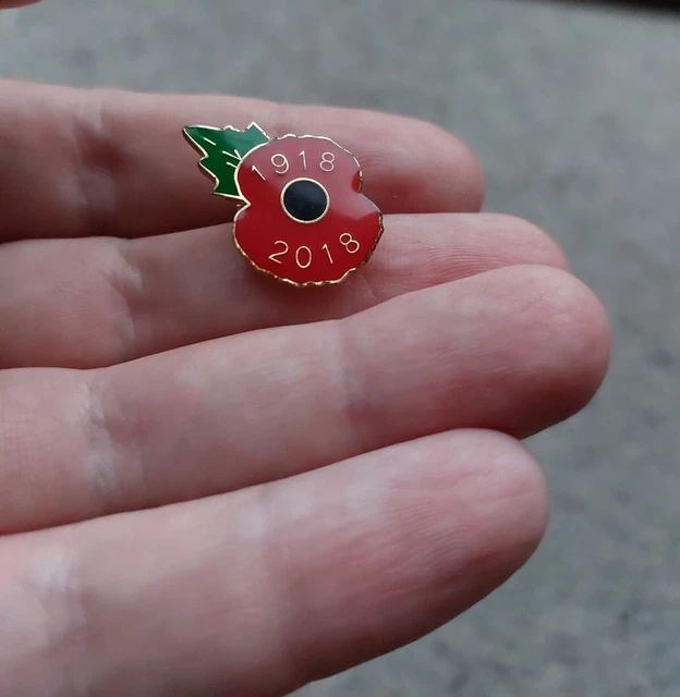 1918-2018 REMEMBRANCE POPPY Badge £4.00 - PicClick UK