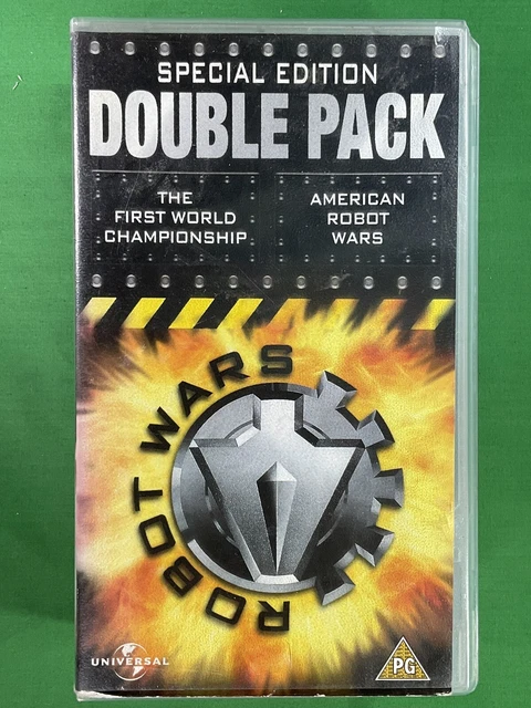 ROBOT WARS TWIN Cassette VHS Tape First World Championship & American ...