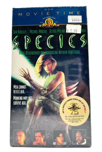 SPECIES 1995 SCI-FI Movie Film 1999 VHS Natasha Henstridge BRAND NEW SEALED EUR 10,43 - PicClick IT
