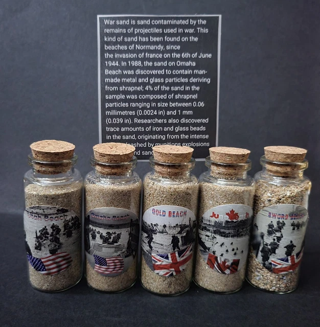 WORLD WAR 2 D Day Landing Beaches Sand From Normandy £35.00 - PicClick UK