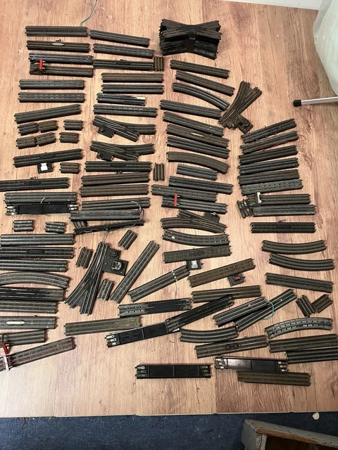 TRIX TWIN MODEL Railway TTR Mixed Track 100 Pieces - Needs TLC £8.50 ...