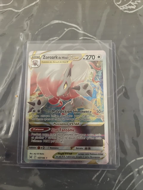 CARTE POKÉMON - Zoroark De Hisui Vstar - 147/196 - Origine Perdue - Neuf - FR EUR 5,50 - PicClick FR