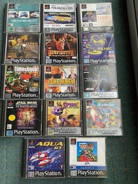 PS1 GAME BUNDLE 14 games spyro theme park £60.00 - PicClick UK