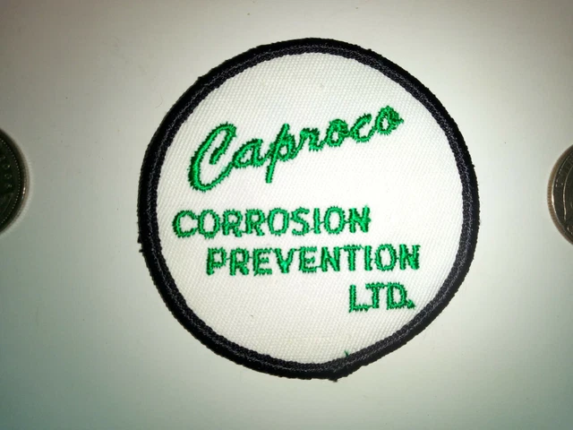 VINTAGE CAPROCO CORROSION Prevention Ltd. Patch Badge Crest $14.00 ...