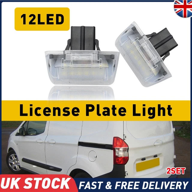 2 PAIR FOR Ford Transit MK6 MK7 LED License Plate Light Rear Number ...