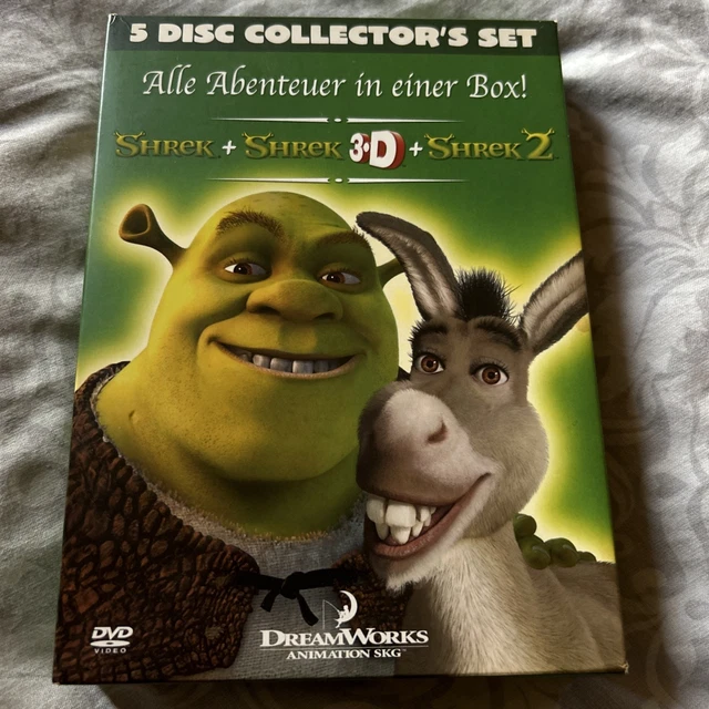 SHREK 5 DISC Collector`s Box Shrek + Shrek 3 D + Shrek 2 EUR 4,89 ...