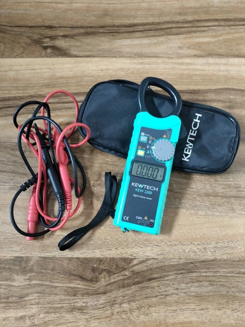 KEWTECH KEW-2200 ULTRA Slim Clamp Meter 1000A 600Volts AC/DC £59.99 ...