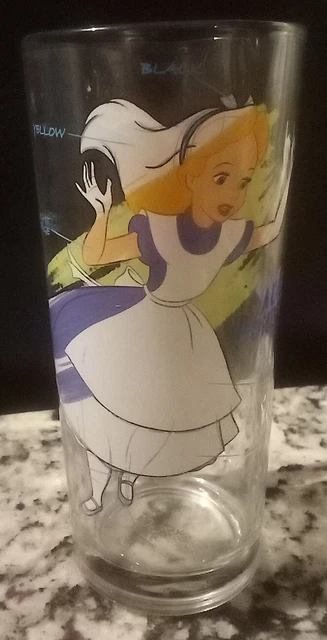 DISNEY TINTE & FARBE Trinkglas 4er Set Alice Lady & Tramp Dumbo Baloo ...