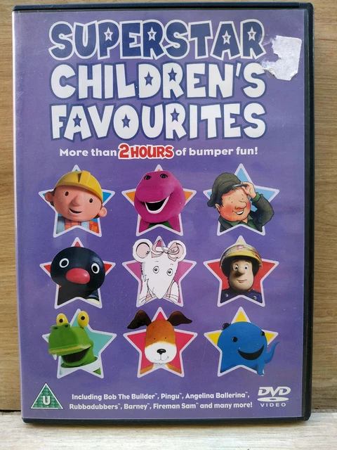 BBC CITV SUPERSTAR Childrens Favourites DVD Bob the Builder Pingu 2Hrs ...