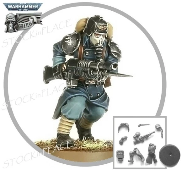 WARHAMMER 40K : DEATH KORPS OF KRIEG TROOPER VETERAN (KT04* h ...