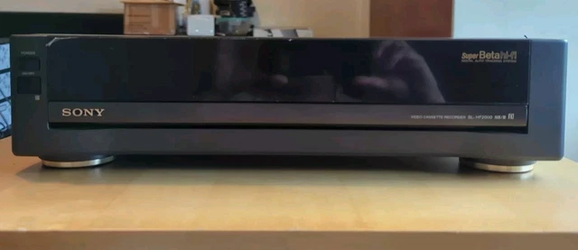 SONY SL-HF2000 SUPER Beta Betamax HiFi Stereo Player Recorder VCR Deck ...