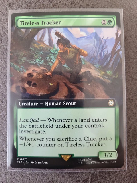 2024 MTG UNIVERSES Beyond Fallout Tireless Tracker Extended Art 0472 $2 ...