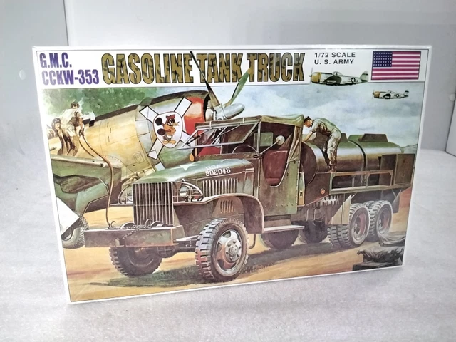 MODEL KIT SCIENCE Treasury 1/72 Scale Us Gmc Cckw-353 Gasoline Tank ...