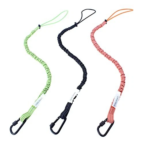 3 PACK RETRACTABLE Tool Lanyard Safety Fall Protection Tools Leash With ...