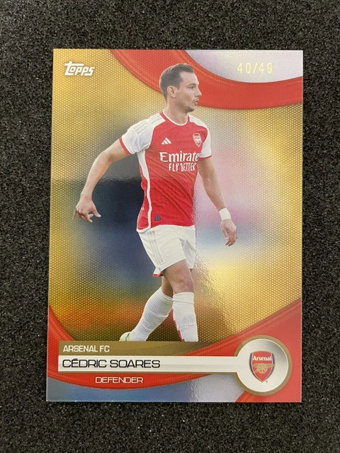 TOPPS ARSENAL FC Set Squadre Ufficiali 2023/24 Cedric Soares /49 EUR 1 ...