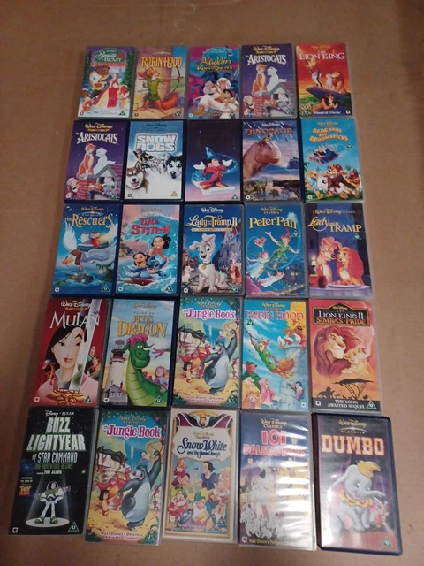 WALT DISNEY VHS Bundle 25 X Videos In Total (PAL) EXCELLENT CONDITION ...