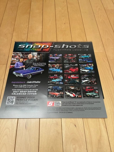 SNAP-ON CALENDAR 2026 Year Office Supply Memorabilia £50.96 - PicClick UK