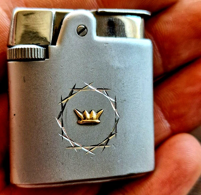 RARE VINTAGE RONSON WARAFLAME Gas Lighter With Original Box in Working ...