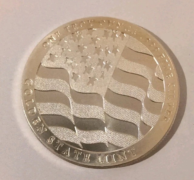 GOLDEN STATE MINT 1oz Silver Bullion Coin £52.70 - PicClick UK