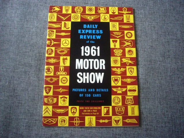 DAILY EXPRESS REVIEW Of The 1961 Motor Show, annual magazine, superb ...
