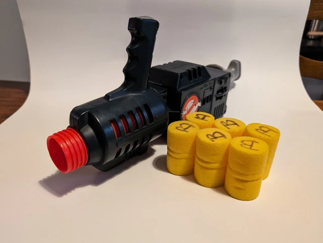 VINTAGE 1984 KENNER, Ghostbusters Proton Foam Popper Gun Blaster Toy w ...