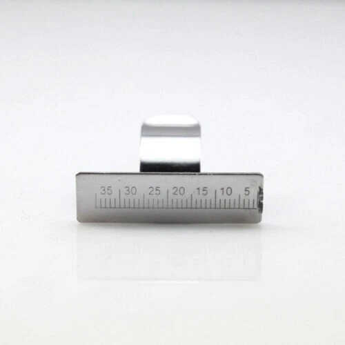 DENTAL SCALE Endodontic Ring Adjustable CE Endo Gauge Finger Ruler Span ...