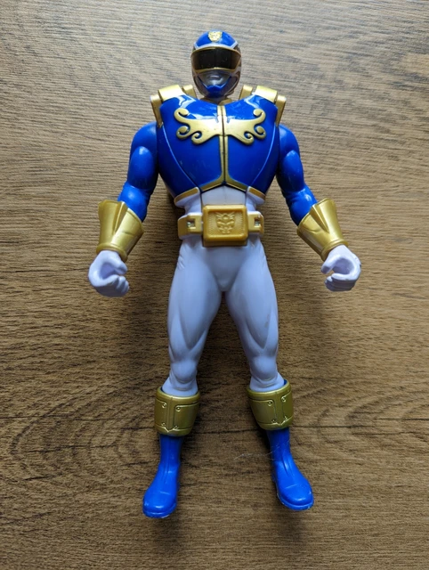 POWER RANGERS SUPER Megaforce - Ultra Morphin Blue Ranger Figure 6 ...