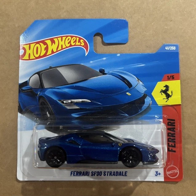 HOT WHEELS FERRARI SF90 Stradale 2026 Blue 1/5 41/250 £4.38 - PicClick UK