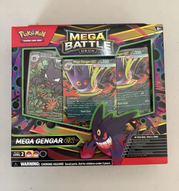 POKEMON TCG MEGA Battle Deck Mega Gengar Ex Factory Sealed Brand New ...