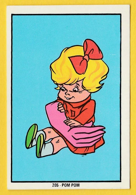 FHER 1970S SPANISH Hanna Barbera Trade Card #205 Pom Pom - Wheres ...