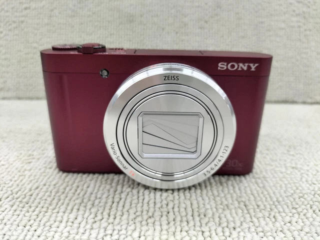 SONY CYBER-SHOT DSC WX500 Digital Camera RED Japanese language Pre ...
