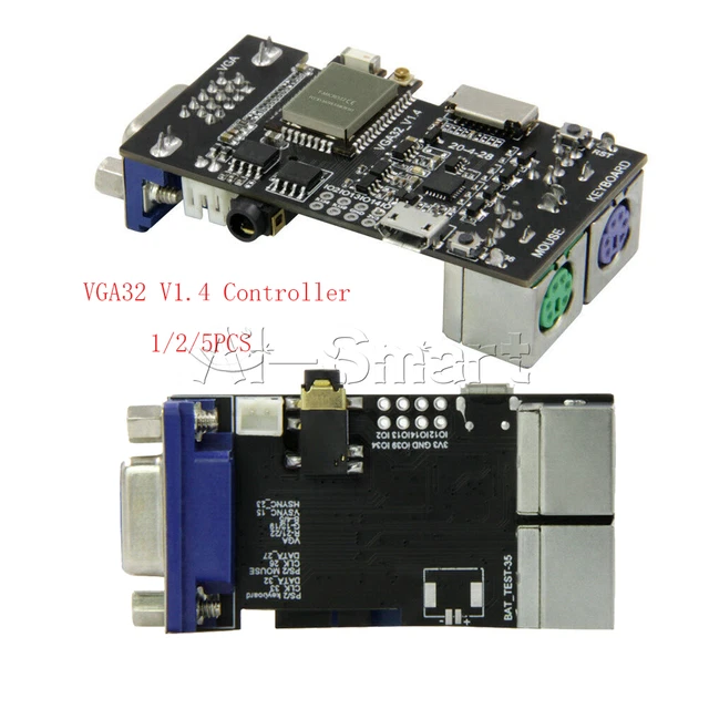 ESP32 VGA32 V1.4 Graphics Library PS/2 Mouse Keyboard Controller VT Terminal £15.99 - PicClick UK