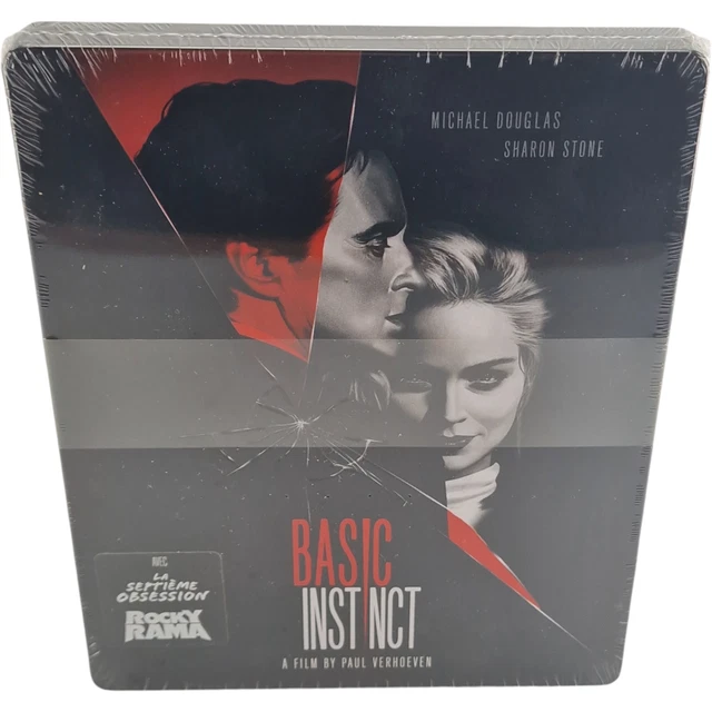 BASIC INSTINCT 4K Ultra HD + Blu-ray Steelbook Débossé Douglas, Sharon ...
