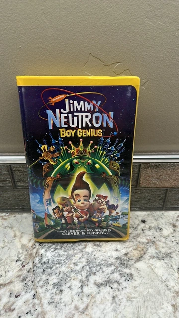JIMMY NEUTRON BOY Genius VHS VCR Video Tape Yellow Clamshell Case £6.77 ...