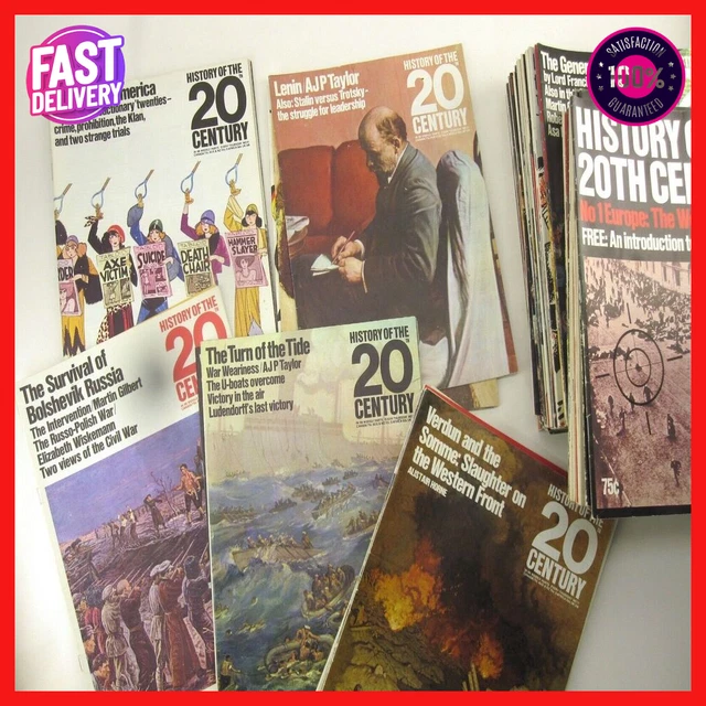HISTORY OF THE 20TH CENTURY Magazine Lot Of 82 Military War Political ...