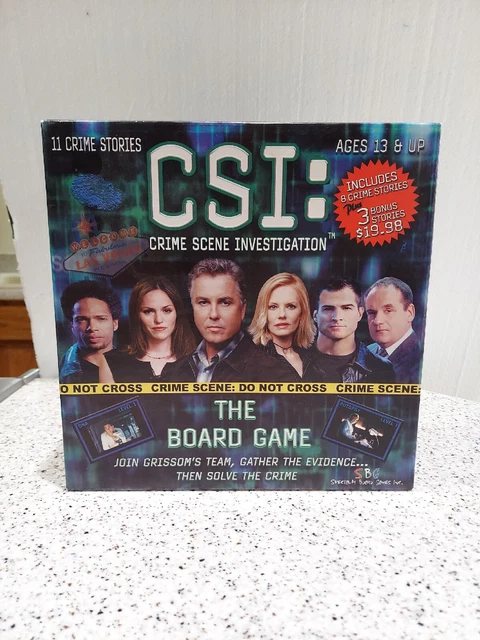 CSI: CRIME SCENE Investigation: The Board Game 8 CRIME SCENES, NEVER ...