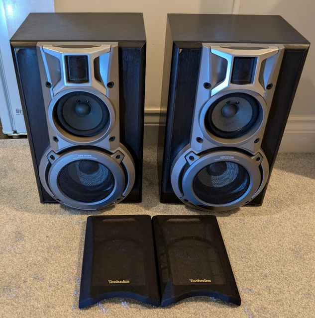 TECHNICS SB-EH550 SUPER Woofer Speakers Retro Classic Quality Sound £99 ...