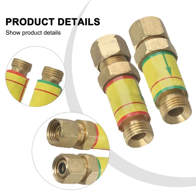 PRACTICAL OXYGEN+ACETYLENE ARRESTOR Acetylene Arrestor Arrestor Check ...