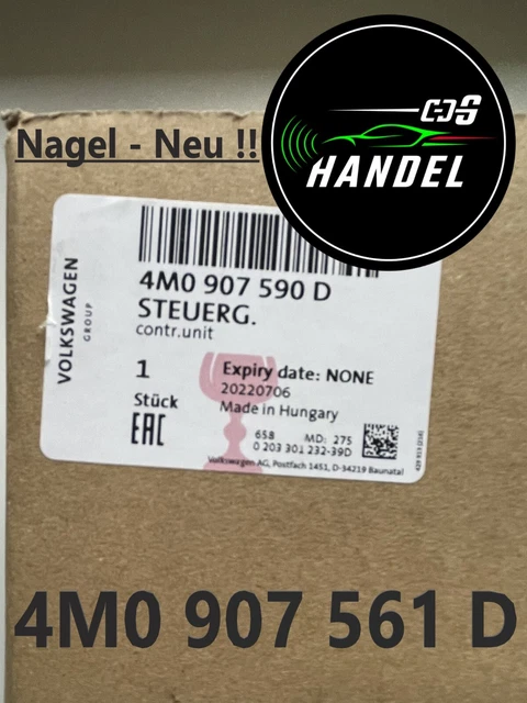 SPURWECHSELASSISTENT ACC RADAR-SENSOR SWA Audi Q7 4M A4 8W 4M0907590D ...