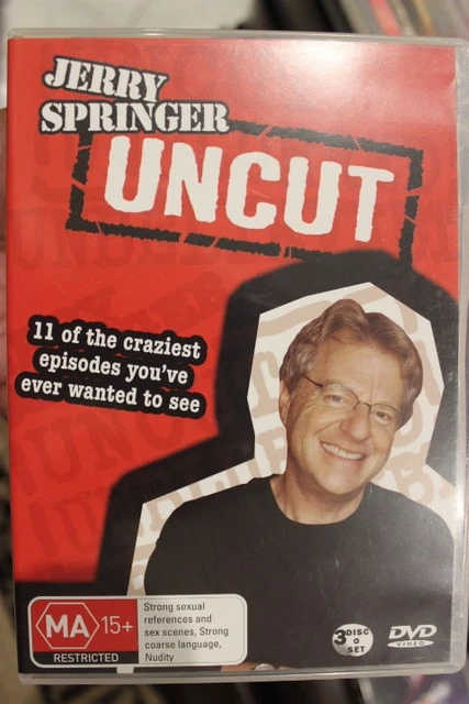 JERRY SPRINGER UNCUT Rare Deleted Pal Dvd Tv Series 11 Craziest Show ...