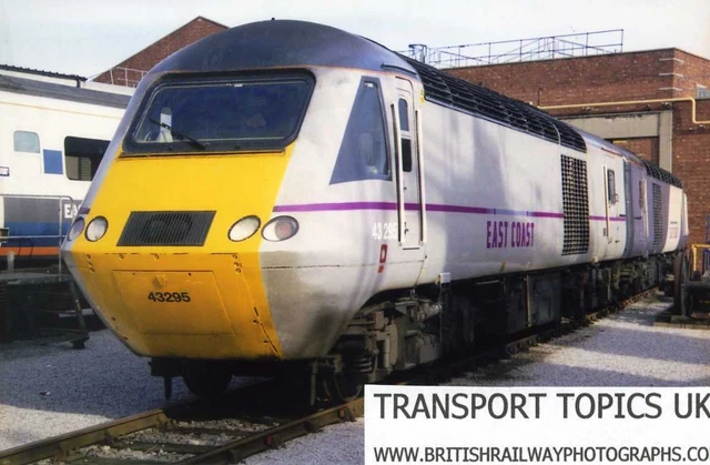 BRITISH RAILWAY PHOTO Class 43 East Coast Hst 43295 At Neville Hill £0. ...