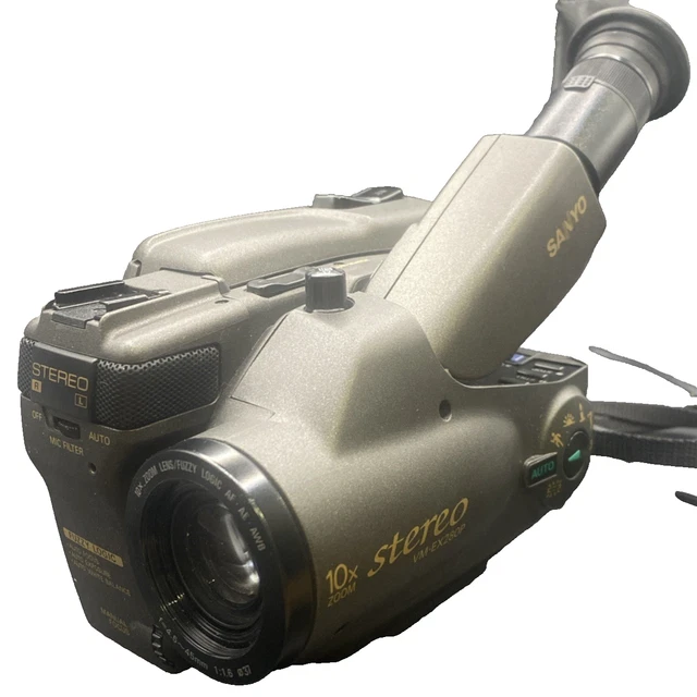 SANYO VM-EX280P VIDEO Camera Recorder 10x Zoom 8mm Camcorder - No ...