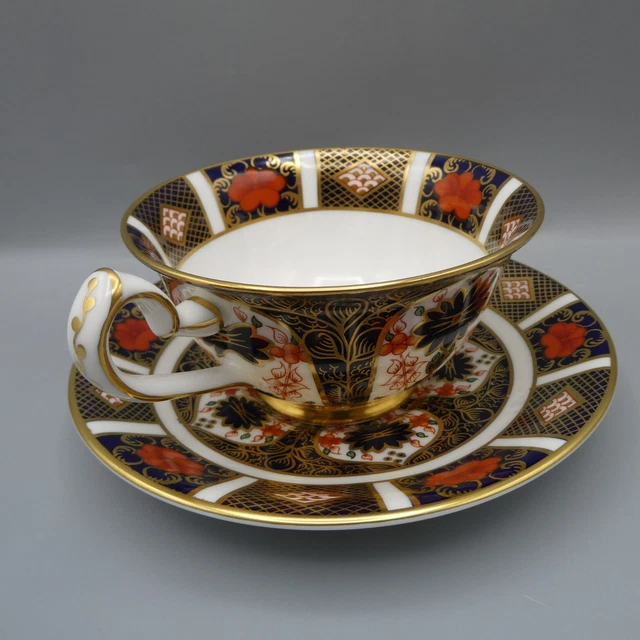 ROYAL CROWN DERBY Old Imari 1128 Elizabeth Cup & Saucer 1990 Liii First ...