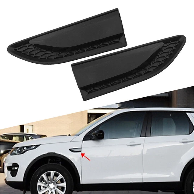 PAIR FENDER VENT Grille Black Louver For Land Rover Discovery Sport ...