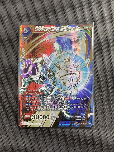 DRAGON BALL SUPER - Full-Power Frieza - SPR - Universal Onslaught - BT9-101 EUR 11,03 - PicClick FR