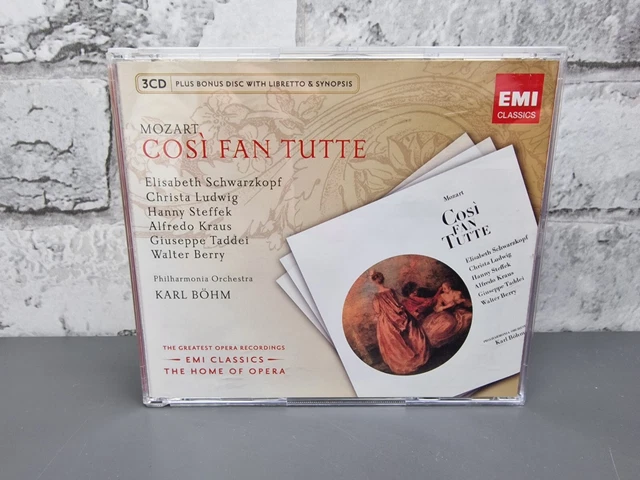 MOZART: COSI FAN tutte (Heimat der Oper) - Karl Bohm CD Set, kostenloser UK Versand EUR 17,87 ...