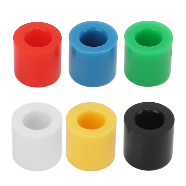 TACT SWITCH PUSH Button Hat 180 PCS Breadboard Push Button Cover 6 ...