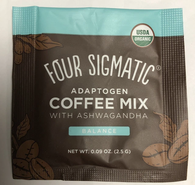 10 PACKETS FOUR Sigmatic Balance Adaptogen Coffee Mix With Ashwagandha ...